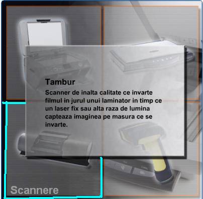 Descrierea tipurilor de scannere disponibile in present